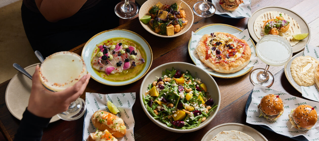 Menus & Fancy Cocktails - The Rook Rooftop Bar Sydney